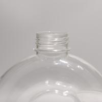 China Ring Shape Empty PET Bottle Aluminum Lid Plastic Liquid Bottle SGS FDA Certified for sale