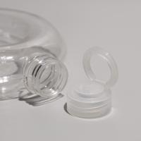 China Ring Shape Empty PET Bottle Aluminum Lid Plastic Liquid Bottle SGS FDA Certified for sale