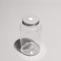 China Customizable PET Round Plastic Juice Bottles 500ml Capacity SGS FDA Approved for sale