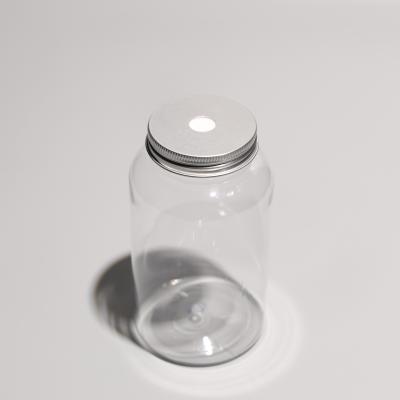 China Customizable PET Round Plastic Juice Bottles 500ml Capacity SGS FDA Approved for sale