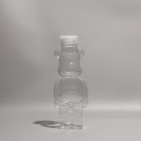 China Round Empty PET Bottle Disposable Plastic Juice Bottles 500ml With FDA Certification for sale