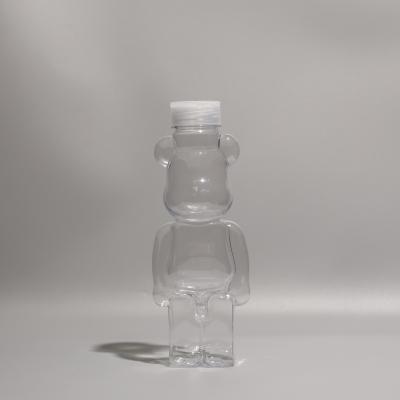 China Round Empty PET Bottle Disposable Plastic Juice Bottles 500ml With FDA Certification for sale