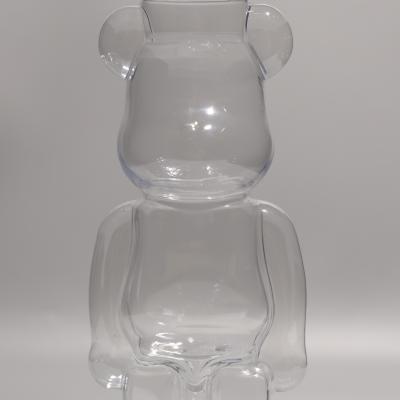 China Gloomy Shape Empty PET Bottle With Screw On Lid Customized Logo for sale