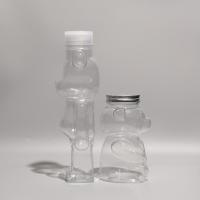 China Gloomy Shape Empty PET Bottle With Screw On Lid Customized Logo for sale