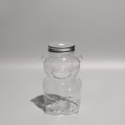 China BPA Free Polyethylene PET Bottle Custom Shape Clear Plastic Juice Bottles for sale