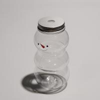 China Snowman Eco Friendly PET Plastic Bottle Customizable Caps Empty Plastic Drink Bottles for sale