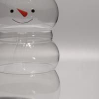 China Snowman Eco Friendly PET Plastic Bottle Customizable Caps Empty Plastic Drink Bottles for sale