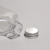 China 350ml Personalized Transparent Empty PET Bottle with Aluminum / Plastic Cap for sale