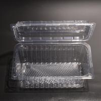China Customizable Size Clear Plastic Food Container PET Food Packaging Containers for sale