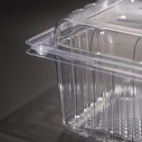 China Customizable Size Clear Plastic Food Container PET Food Packaging Containers for sale
