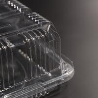 China Leak Proof PET Plastic Food Storage Container OEM Logo For Fresh Vegetable for sale
