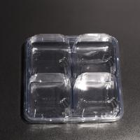 China 4 Compartment Plastic Food Box Leak Proof Rectangular Disposable Food Container for sale
