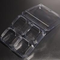 China 39g Capacity Disposable Clear Plastic Round Takeaway Food Containers with Lids for sale