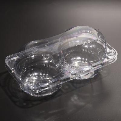 China Clear Color Disposable Plastic Food Box Takeout Containers OEM Size for sale