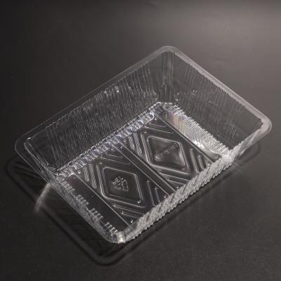China BPA Free Disposable PET Food Plate Tray With Customized Printing for sale