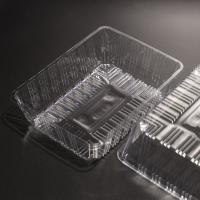 China Customized Logo Disposable Plastic Food Trays PET Packaging Container for sale