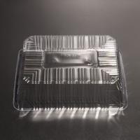 China Stackable Eco Friendly Plastic Food Tray PET Food Tray Container For Food Packaging for sale