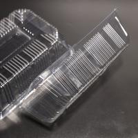 China FDA Certified Rectangular Plastic PET Food Tray Plate With Customized Shape for sale