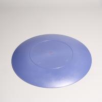 China OEM Round Plastic Disposable Dessert Plates Customized Logo Printed BPA Free for sale