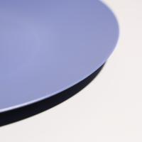 China OEM Round Plastic Disposable Dessert Plates Customized Logo Printed BPA Free for sale