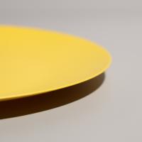 China Customizable Color PS Plastic Food Tray Plate Round Plastic Serving Tray OEM for sale