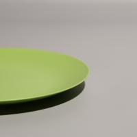 China Stackable Custom Color Plastic Food Tray PS Food Grade Plate 26mm Size for sale