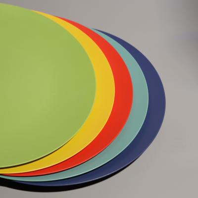 China Multi Colored Plastic Food Plate PS Material Serving Trays For Microwave Heating for sale