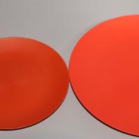 China Multi Colored Plastic Food Plate PS Material Serving Trays For Microwave Heating for sale
