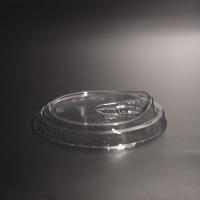 China 93mm Diameter Plastic PET Cup Lid Disposable Lid With Leak Proof Design for sale
