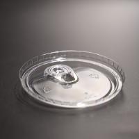 China Durable PET Plastic Cup Lid Transparent Disposable Plastic Lid For PP Cups PS Cups for sale
