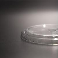 China Durable PET Plastic Cup Lid Transparent Disposable Plastic Lid For PP Cups PS Cups for sale