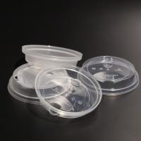 China Flexible Plastic Disposable Cup Lids Leak proof Transparent For Plastic Cup And Paper Cup for sale