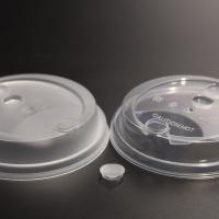 China Flexible Plastic Disposable Cup Lids Leak proof Transparent For Plastic Cup And Paper Cup for sale