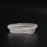 China Round Shaped Plastic Cup Lid PP Disposable Cup Lid With Leak Proof Design for sale