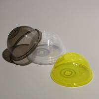 China BPA Free Plastic Cup Lid Round Cup Lids 90mm Disposable Leak Proof for sale