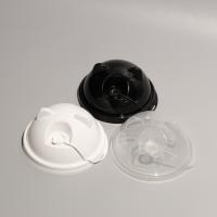 China BPA Free Plastic Cup Lid Round Cup Lids 90mm Disposable Leak Proof for sale