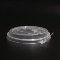 China Disposable Plastic Cup Lid Flat Lid For PP Cup With FAD Certification for sale
