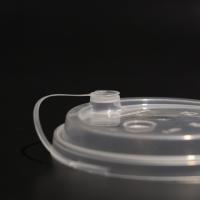 China Disposable Plastic Cup Lid Flat Lid For PP Cup With FAD Certification for sale