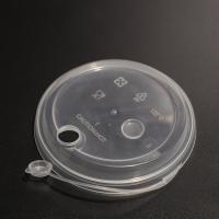 China Disposable Plastic Cup Lid Flat Lid For PP Cup With FAD Certification for sale