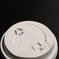 China 90mm Heat-Resistant Protective Plastic Cup Lid For Plastic Cup Covering And Sealing Cups for sale