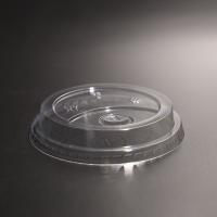 China PET Leak-proof Clear BPA Free Plastic Cup Flat Lid Fit For Juice Cup for sale