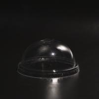 China PET Leak-proof Clear BPA Free Plastic Cup Dome Lid Fit For PP Cup And PET Cup for sale