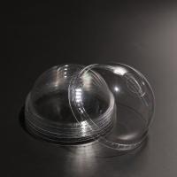 China 95mm Disposable PET Plastic Cup Lids Dome Lid For Iced Coffee Cup for sale