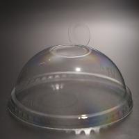 China OEM Disposable PET Lid Plastic Cup Dome Lid For Iced Coffee Cup for sale