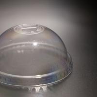 China Round Plastic Cup Lids Leak Proof Disposable Cup Cover Customized Size for sale