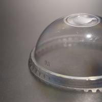 China Round Plastic Cup Lids Leak Proof Disposable Cup Cover Customized Size for sale