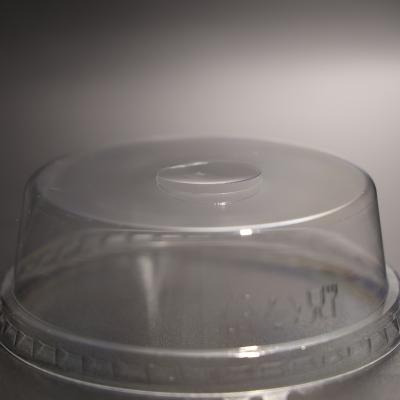 China OEM Logo Disposable Dome Plastic Cup Lids Takeaway Cup Plastic Cover for sale