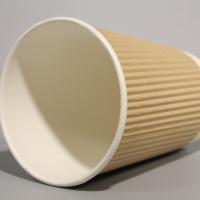 China 12OZ / 16OZ Disposable Paper Cup With Snap On Lid Custom Printed Paper Coffee Cups for sale