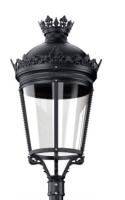 China Black 40W-100W LED Garden Light IP66 For Outdoor Courtyards for sale