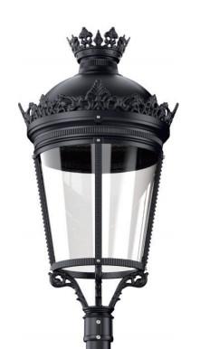 China Black 40W-100W LED Garden Light IP66 For Outdoor Courtyards for sale